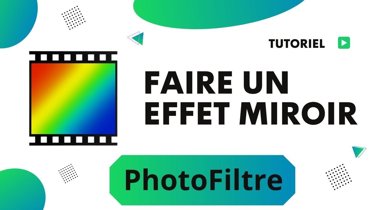 Comment faire un effet miroir sur Photofiltre - YouTube