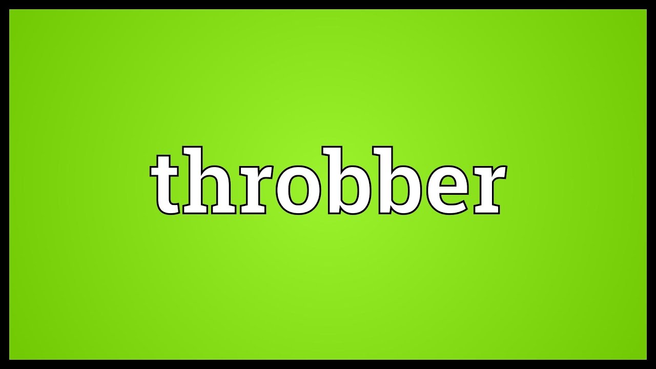Throbber Meaning - YouTube