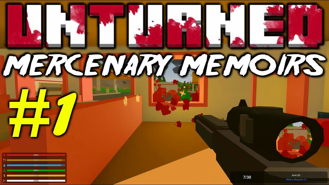 SMALL TOWN OPS - Unturned PVP - Mercenary Memoirs #1 (1080p, 60fps ...