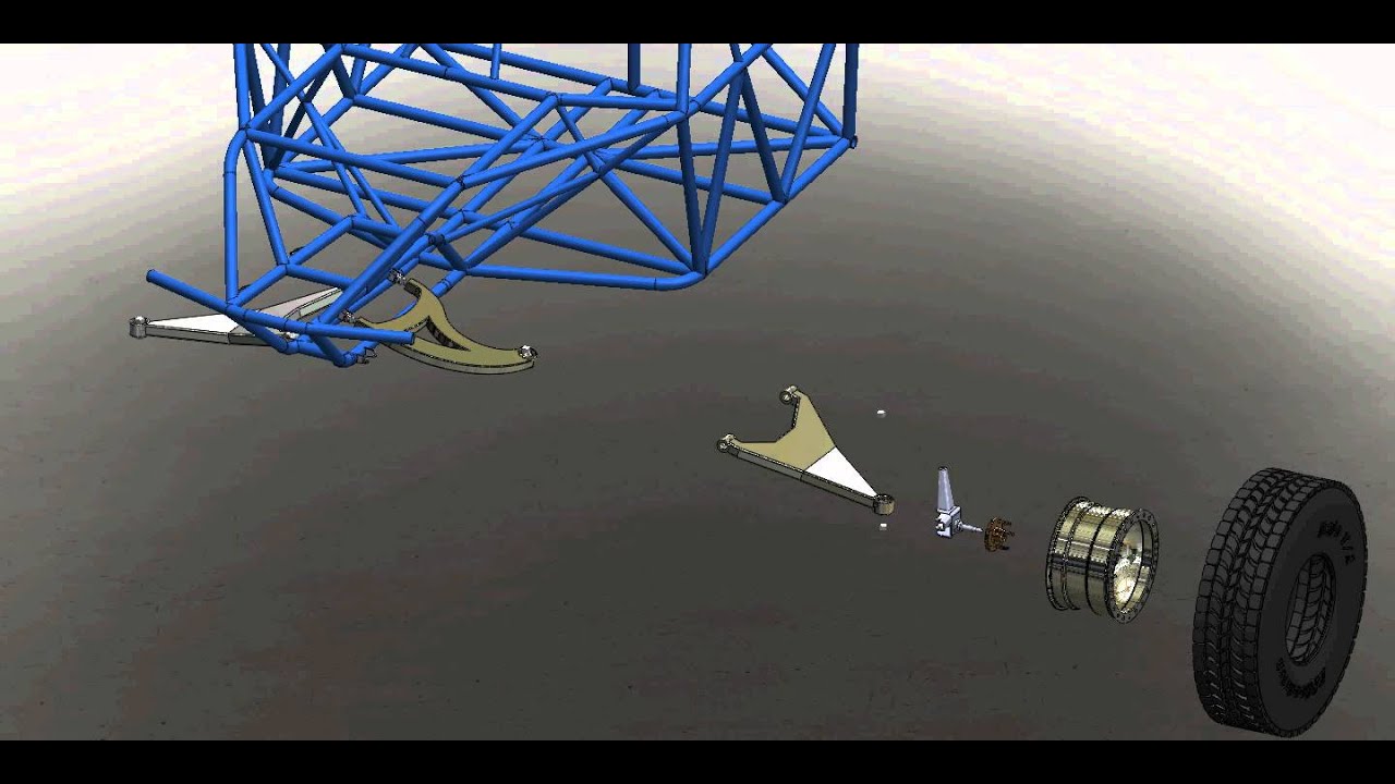 Trophy Truck explode-view by Solidworks 3d - YouTube