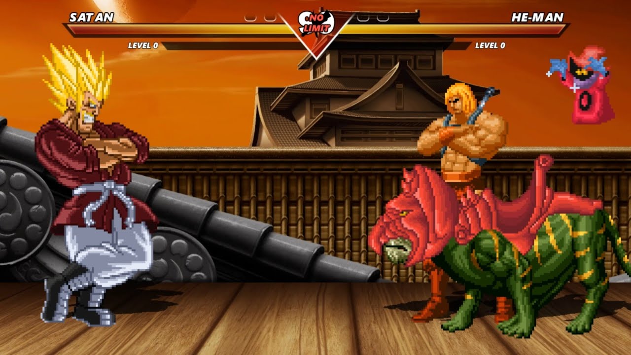 Mr SATAN vs HE MAN - The most epic fight ever made ! - YouTube