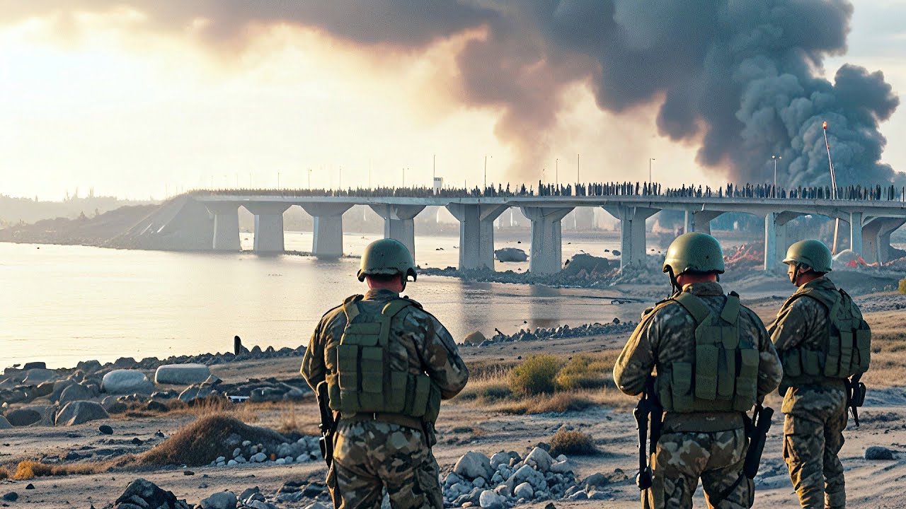 Now On The Crimean Bridge! 950,000 Russian Reinforcements Blown Up on ...