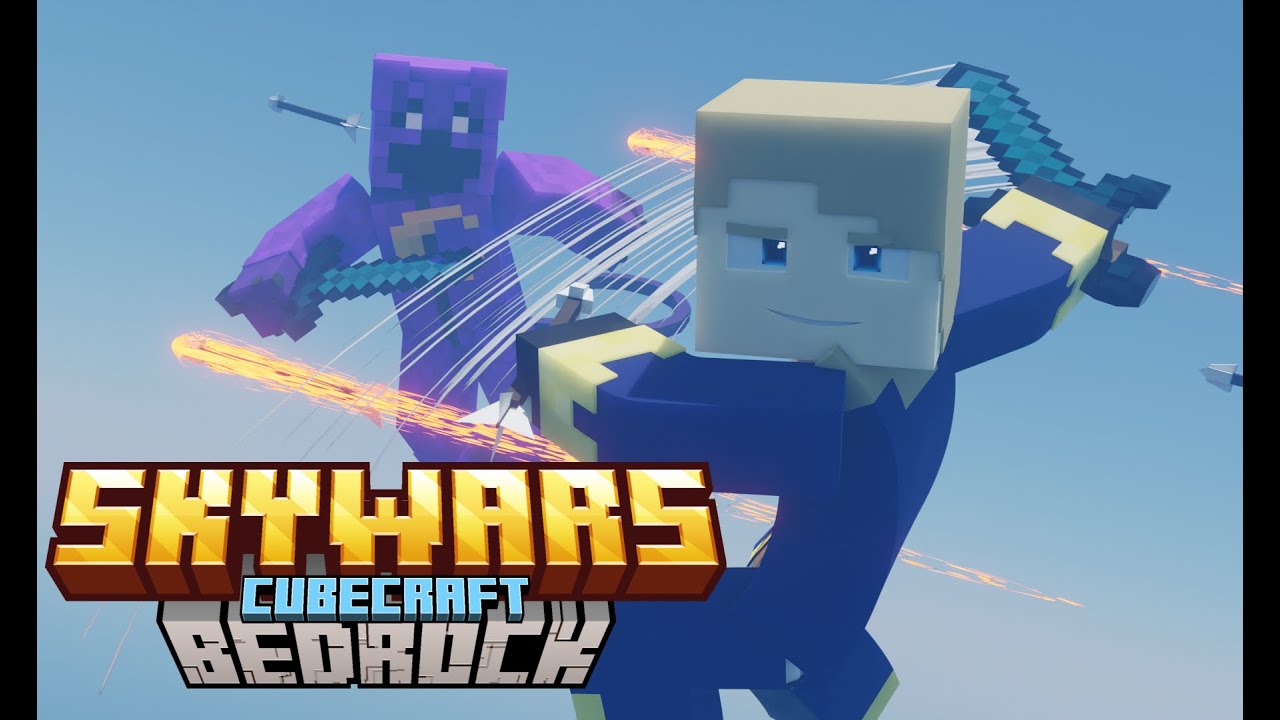 beating ipad kids in skywars for personal gain(cubecraft) - YouTube