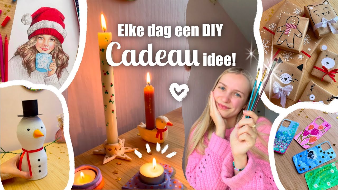DIY cadeautjes! 🎨 ARTvent kalender! - Lieve Merlijn - YouTube