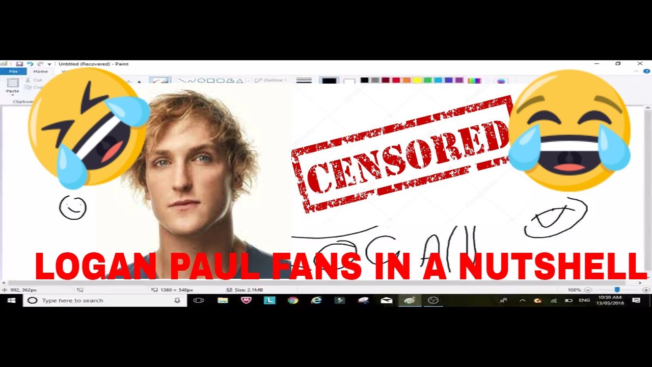 Fans In A Nutshell - Logan Paul Fans In A Nutshell.... (WARNING CRINGE ...