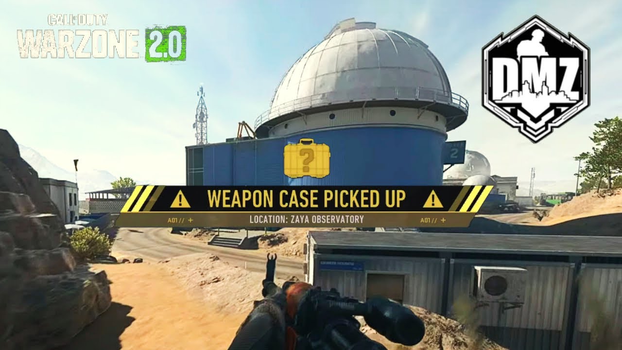 Zaya Observatory Weapon Case DMZ Warzone 2 PS5 - YouTube