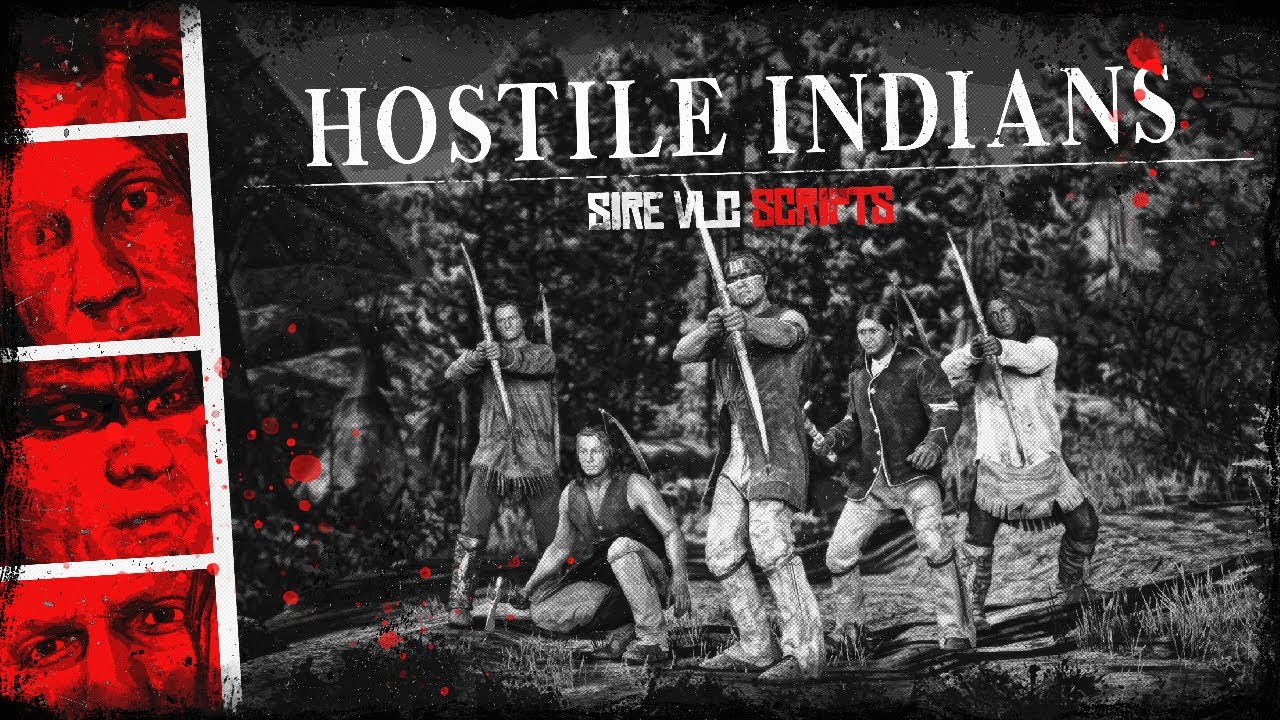 SireVlc Npc Hostile Indians - REDM Script - YouTube