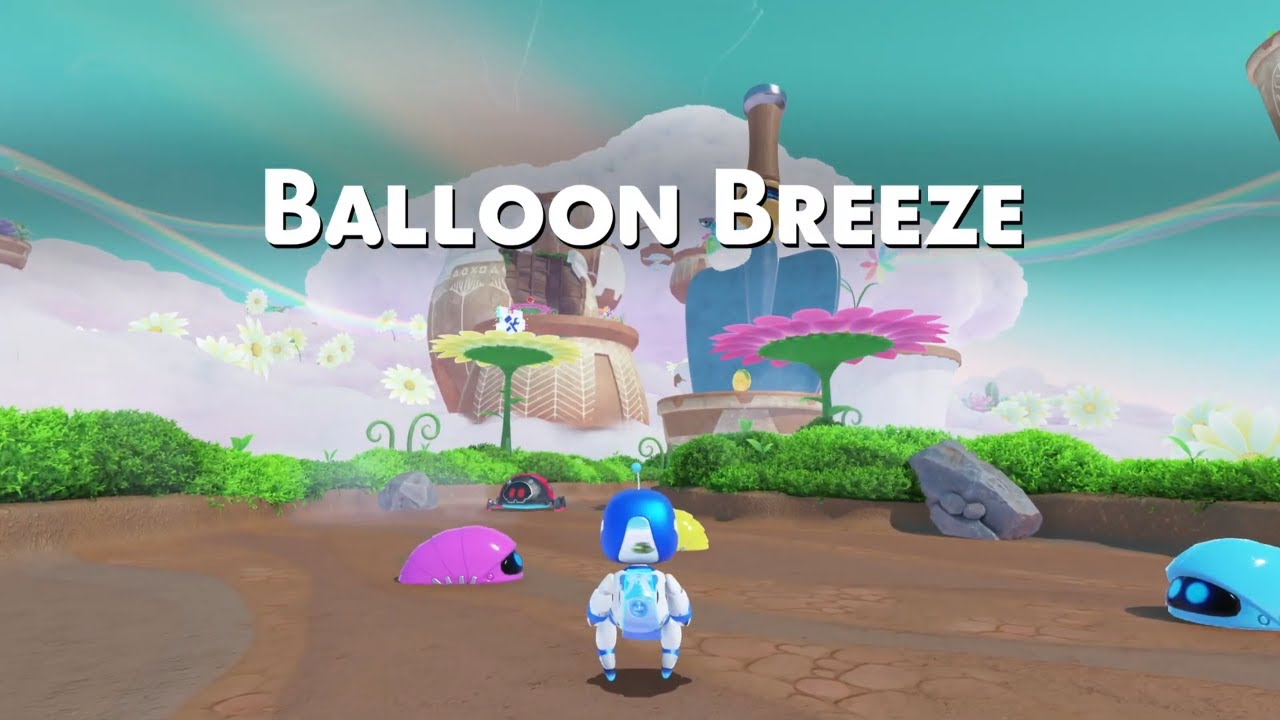 ASTRO BOT Balloon Breeze 100% Walkthrough Gameplay - All Bots and ...
