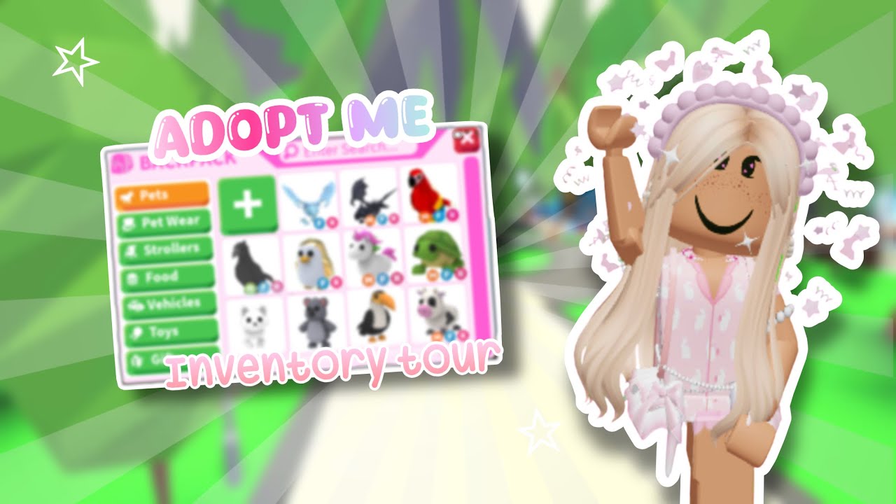 Adopt me inventory tour! 🐇💕💐 #roblox #preppy #adoptme #adoptmeinventory ...