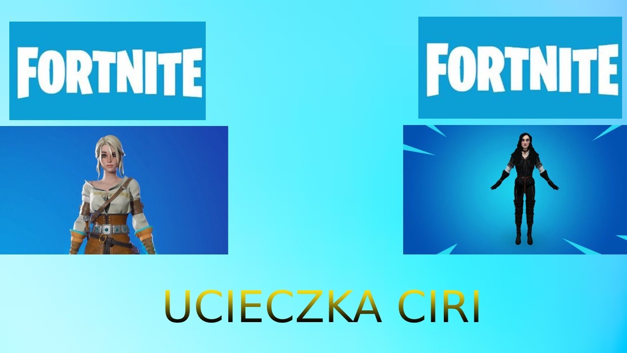 GRAMY W FORTNITE TRYB UCIECZKA CIRI - YouTube