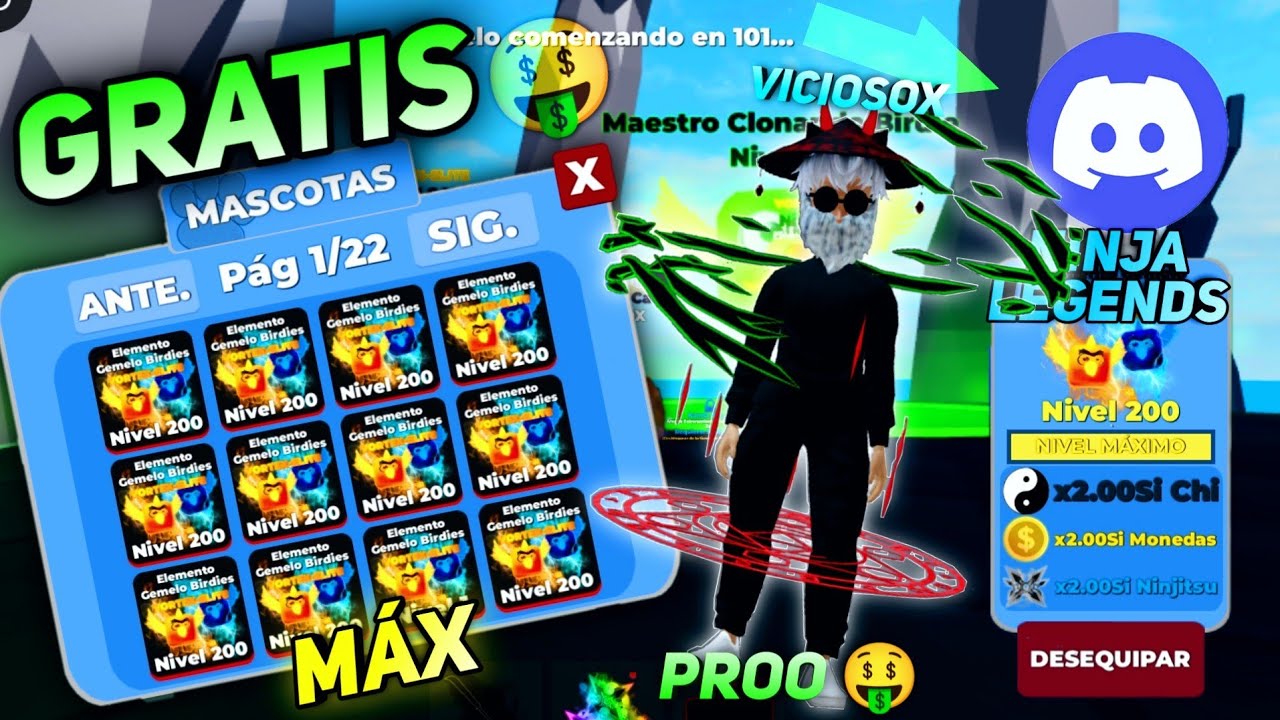 COMO CONSEGUIR LAS VORTEX ELITE NV200 GRATIS NINJA LEGENDS / ROBLOX ...
