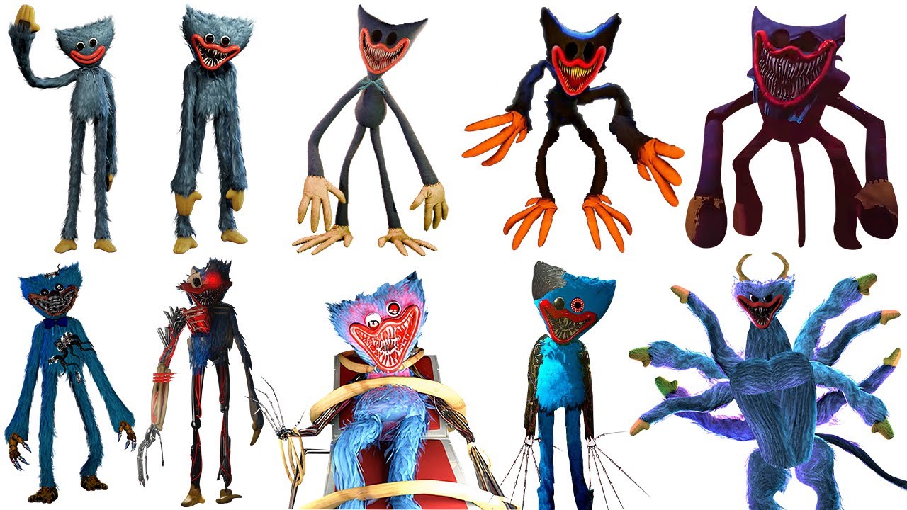 Niveles de Poder de Huggy Wuggy Nightmare (Poppy Playtime Cap 3) - YouTube