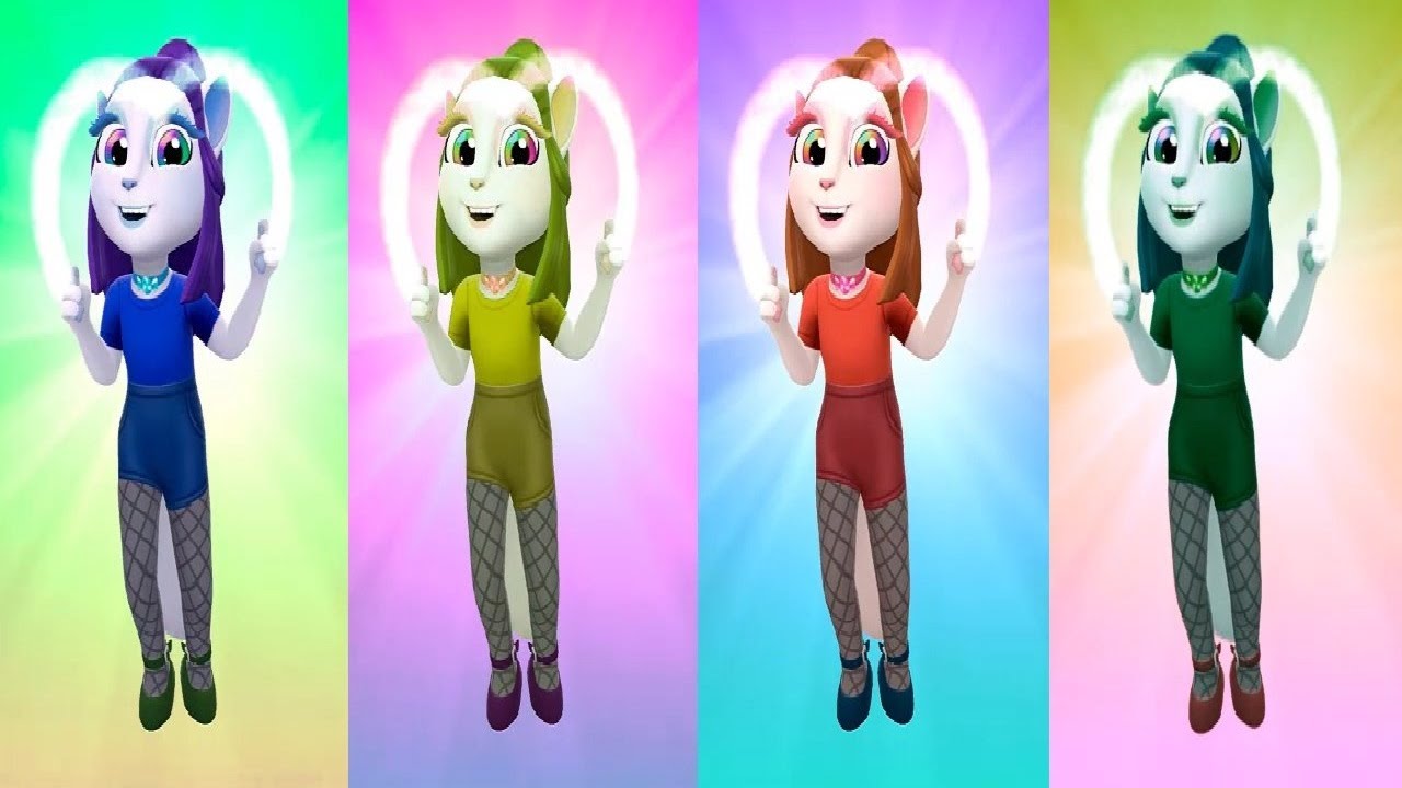 Colors Reaction My Talking Angela 2 (by Outfit7) - Android Gameplay HD ...