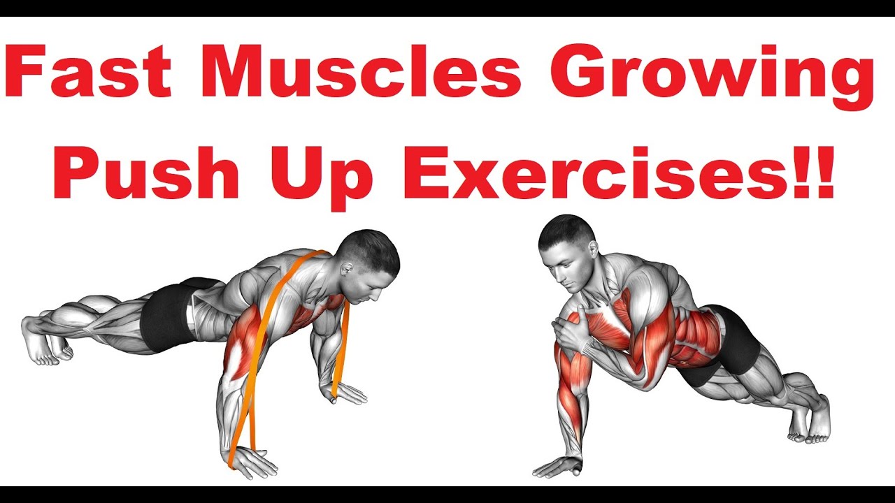 Fast Muscles Growing Push Up Exercises!! - YouTube