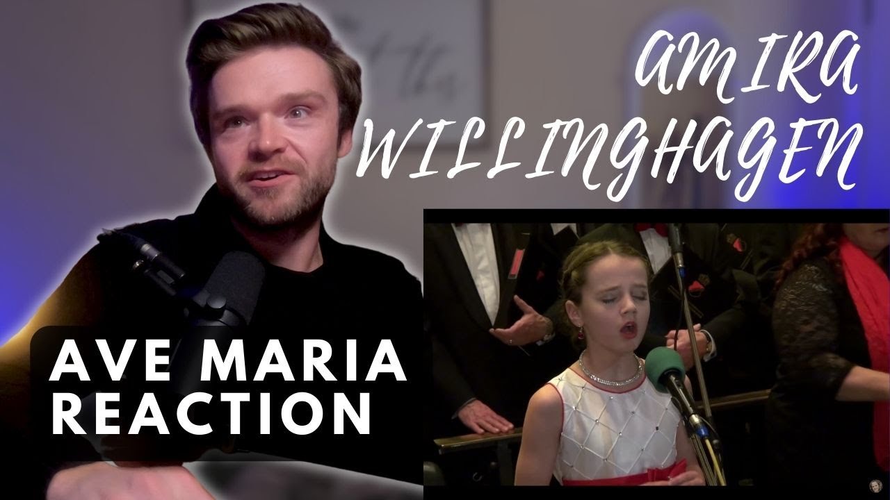AMIRA WILLINGHAGEN - AVA MARIA - LIVE | REACTION - YouTube