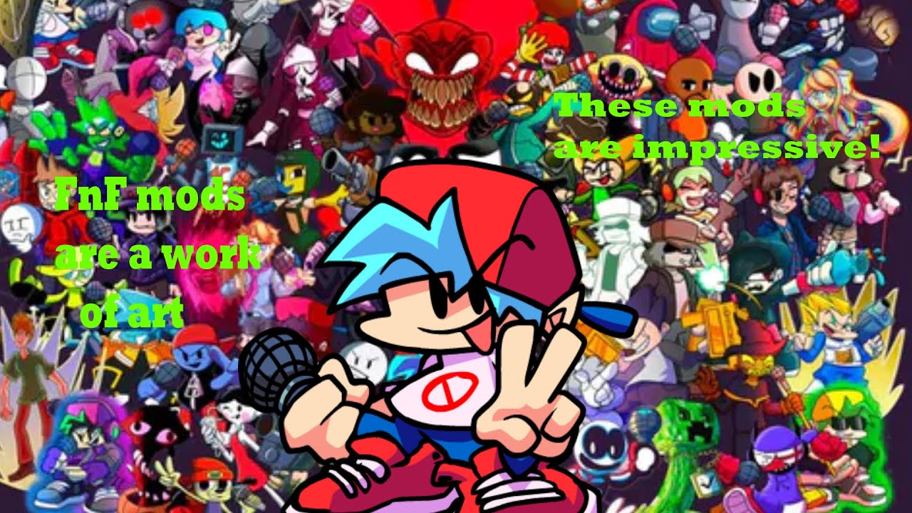 fnf mods are crazy fun to create but challenging - YouTube