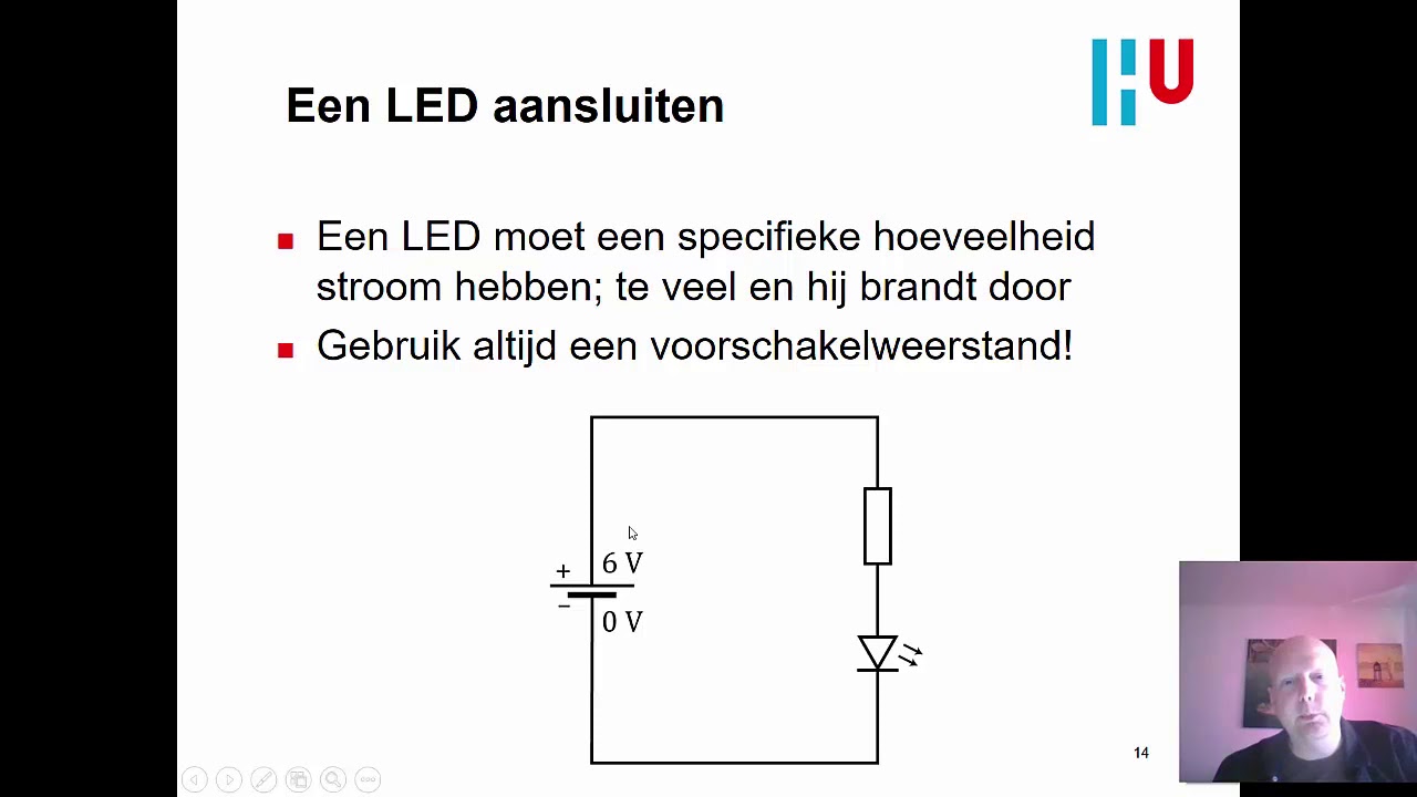 HC elektro week 2b - diode en LED - YouTube