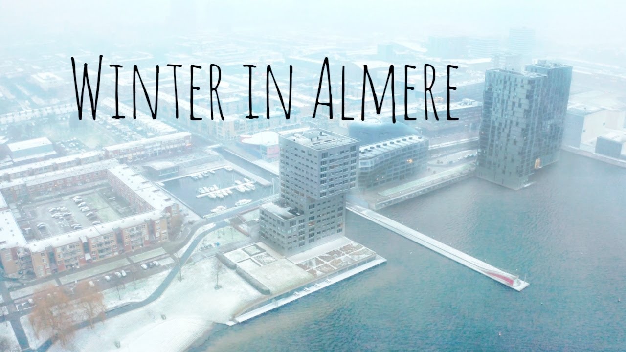 Winter in Almere | Drone 4K - YouTube