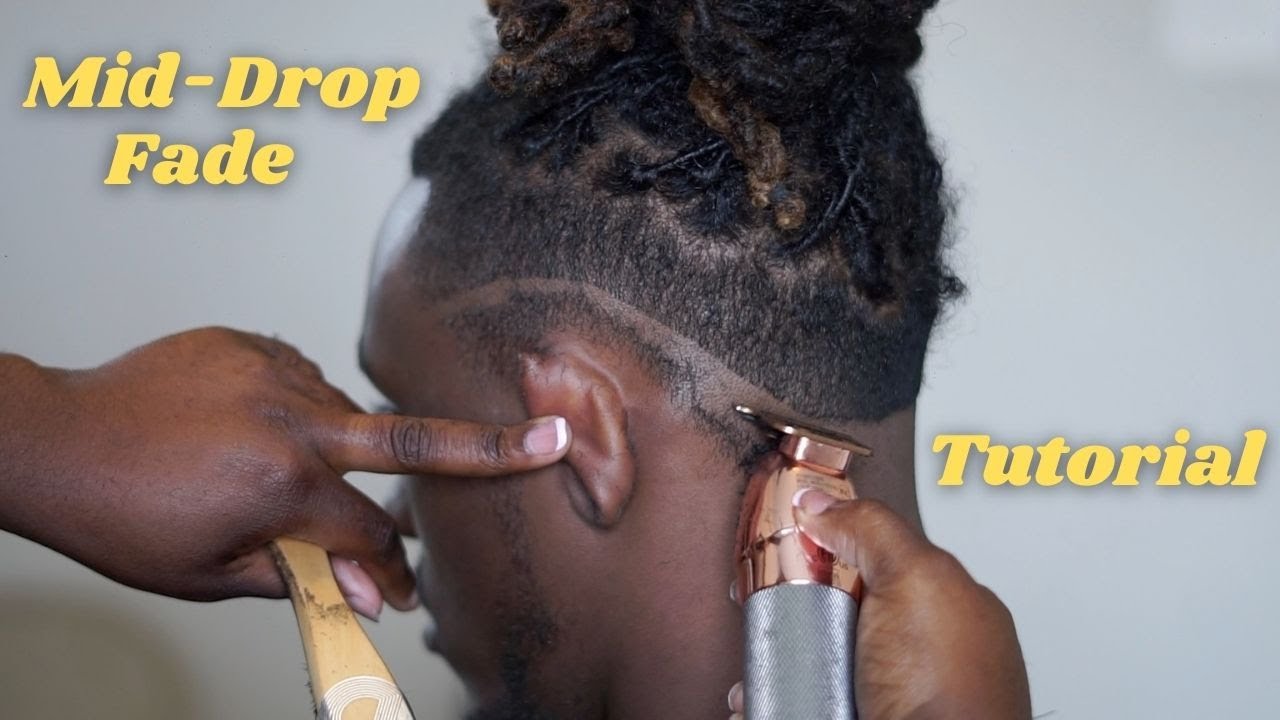 MID-DROP FADE / HAIRCUT TUTORIAL: BEARD SHAPE UP - YouTube