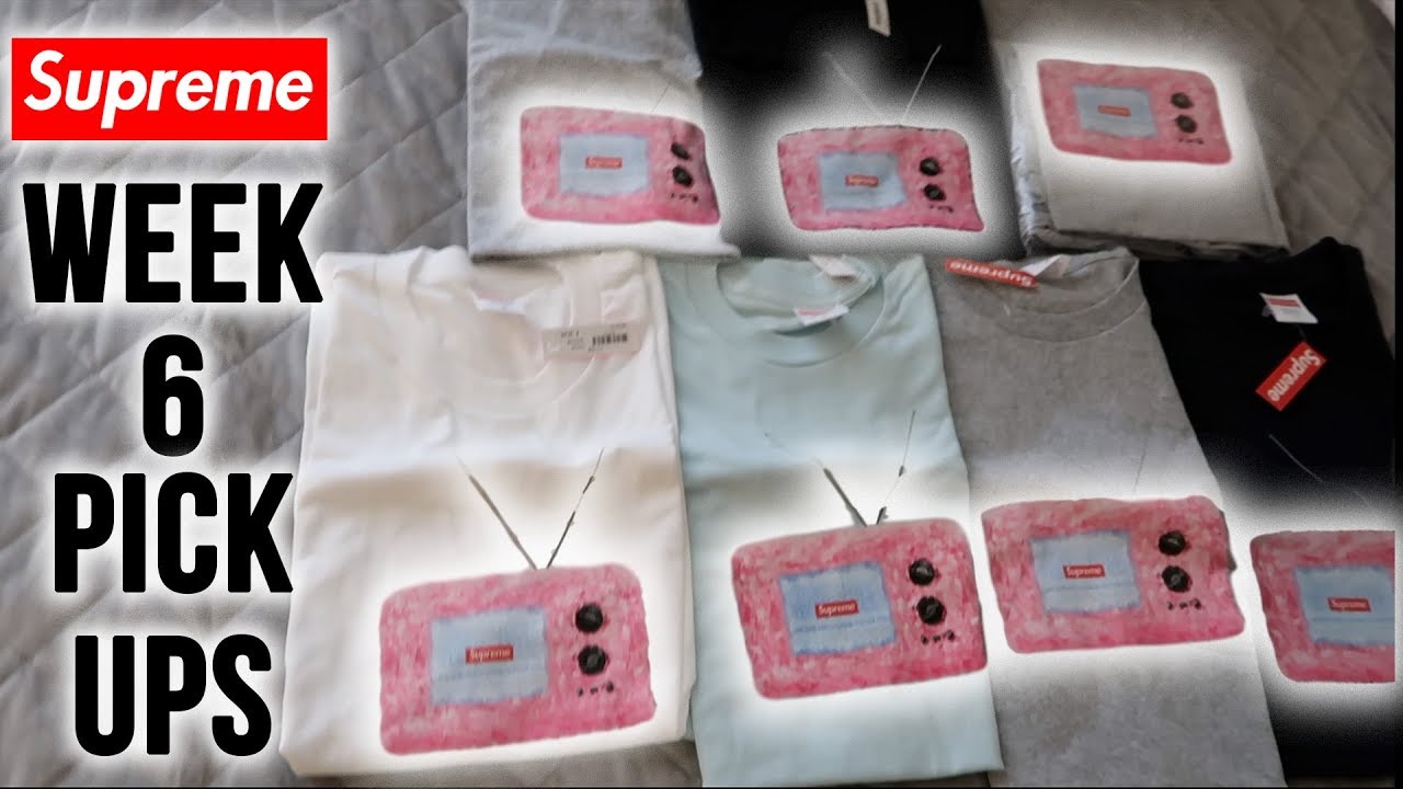 SUPREME WEEK 6 PICKUPS!! SPRING TEES + ILLUSION COIN BANK - YouTube