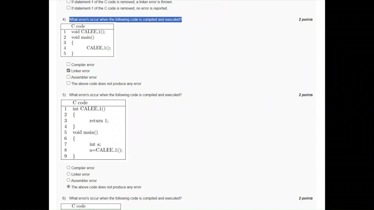 Week 3 Assignment Solutions of NPTEL C Programming and Assembly Language - YouTube