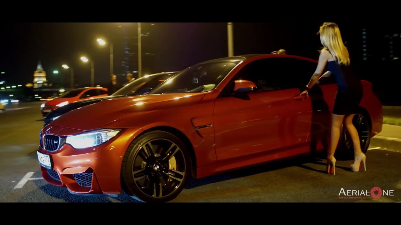 BMW M4 Night Ride in Moscow - YouTube