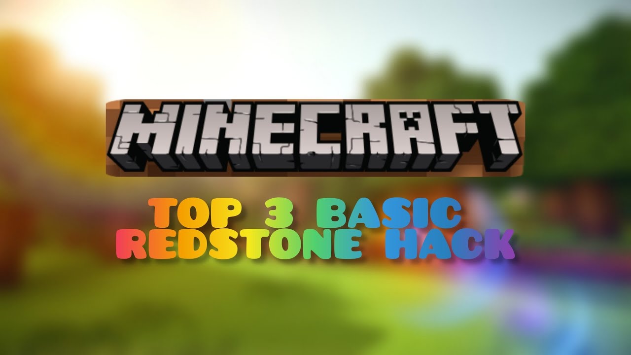 TOP 3 BASIC REDSTONE MINECRAFT HACKS THAT YOU SHOULD TRY | # ...