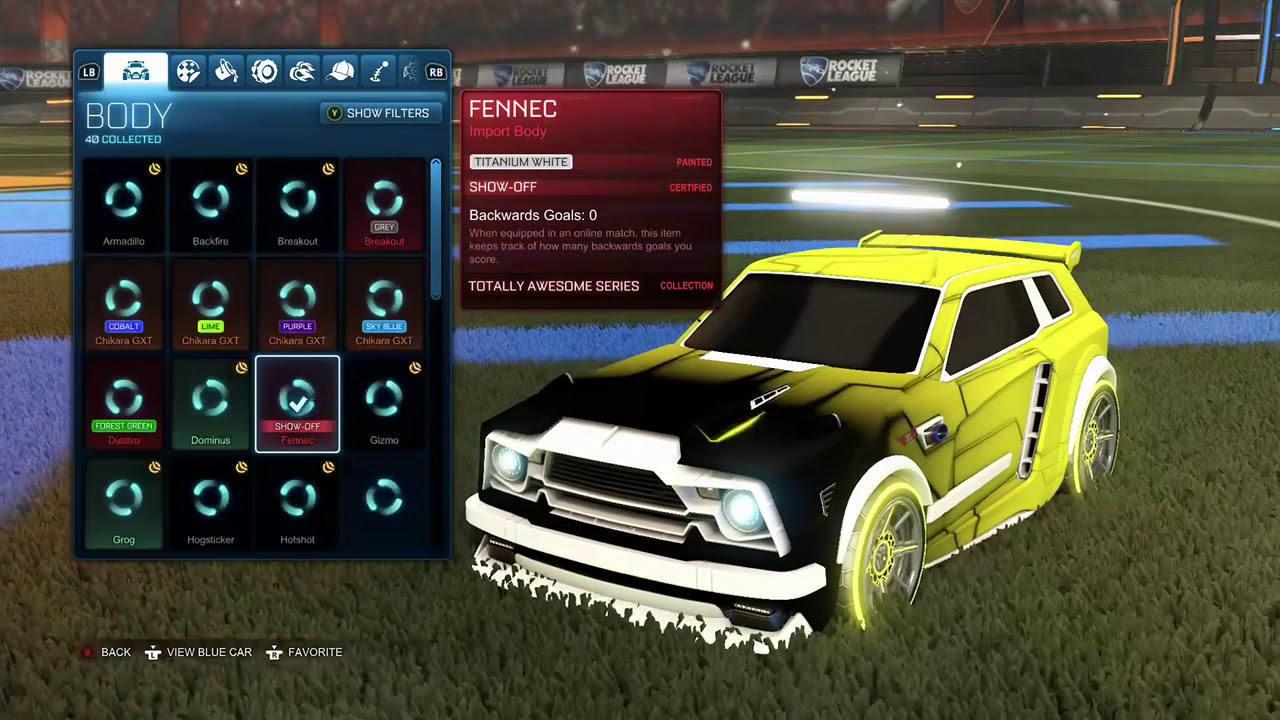 ROCKET LEAUGE- SHOWCASING THE DECOPUNK RLCS WHEELS ALL COLOURS - YouTube