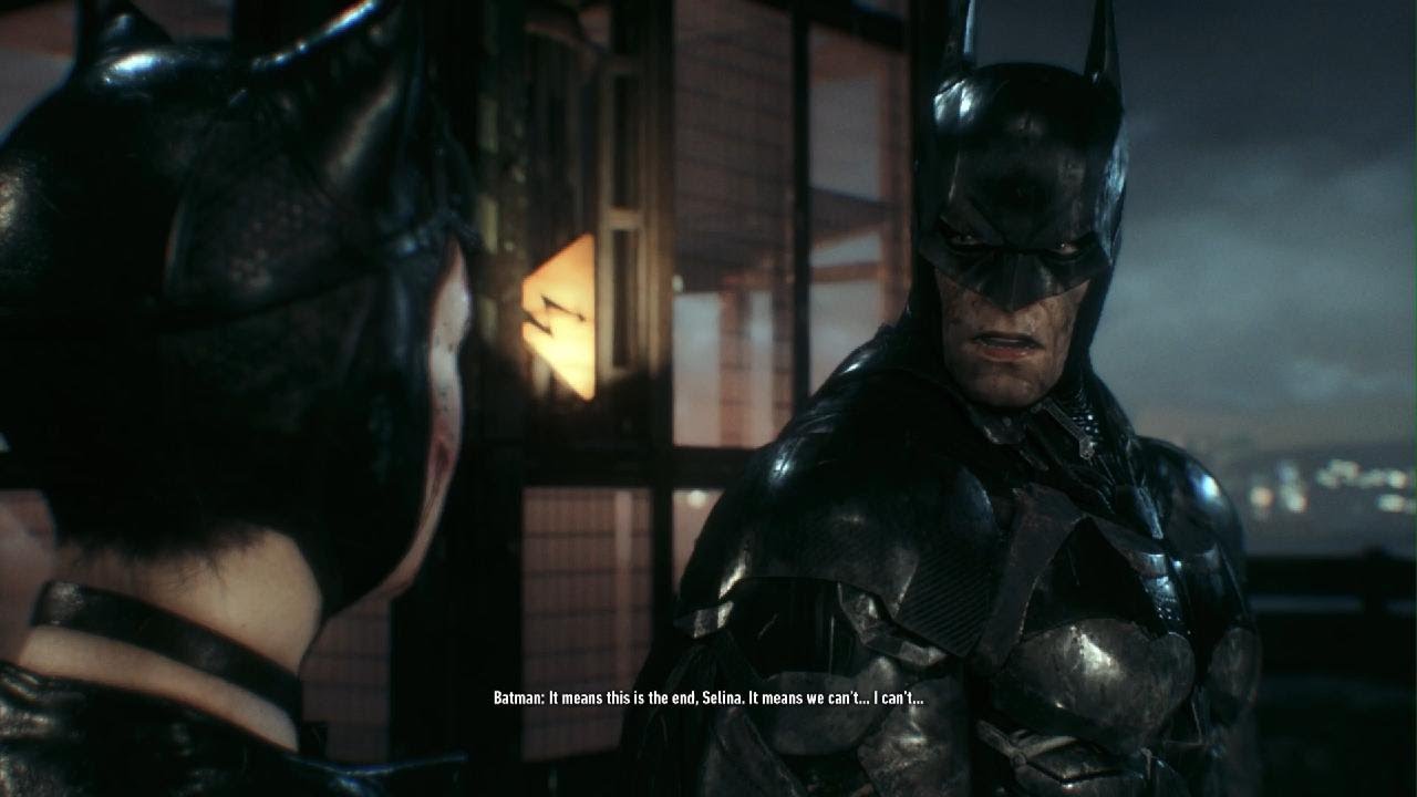 BATMAN: ARKHAM KNIGHT - Riddler defeated - YouTube