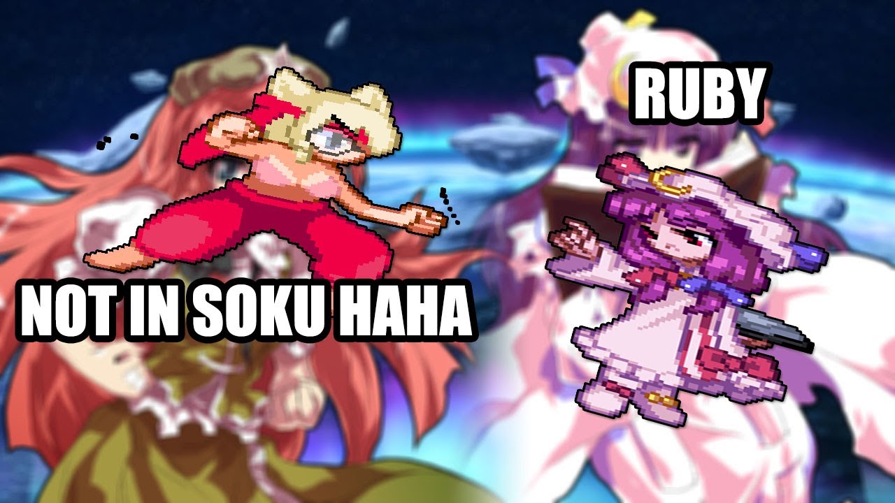 AdeleyWolfy (Meiling) vs Ruby (Patchouli)! | Touhou Hisoutensoku - YouTube