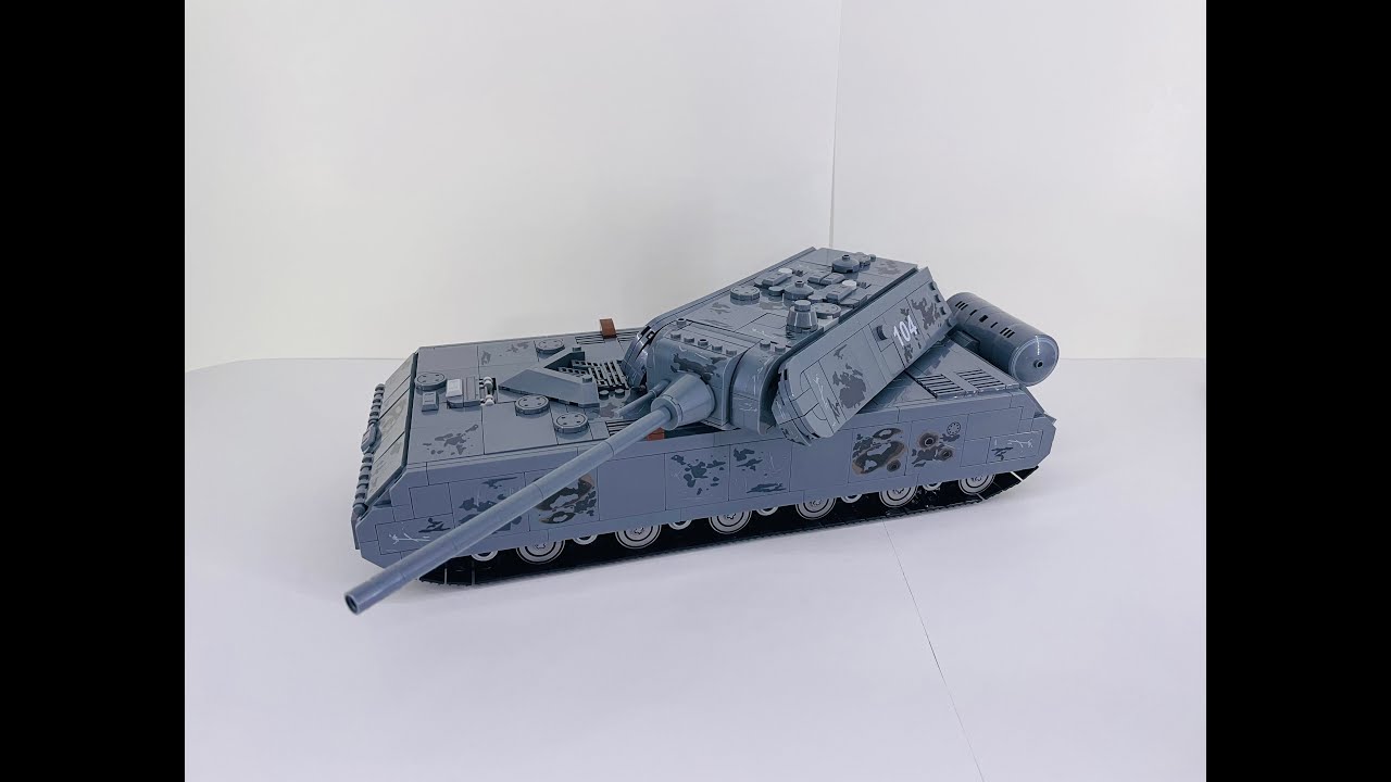 Panlos 628009 - Panzer VIII Maus with interior - review - YouTube