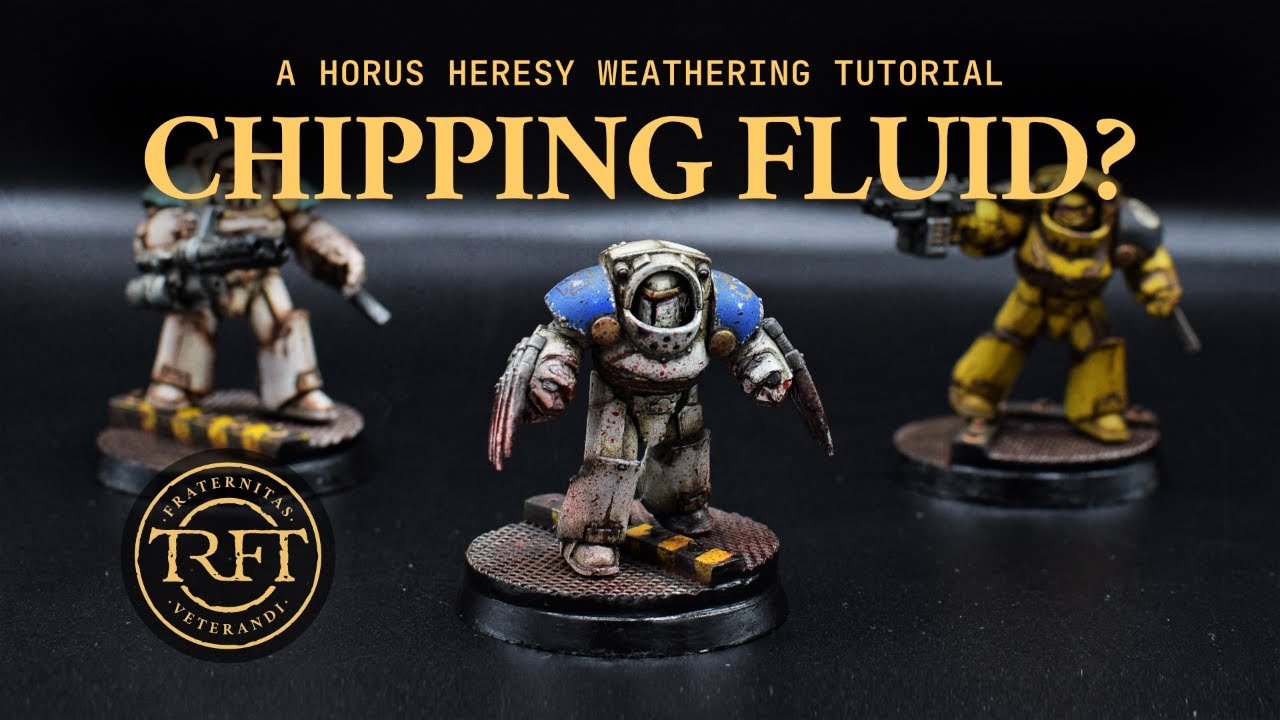 How to Apply Chipping and Battle Damage to Warhammer Models - YouTube