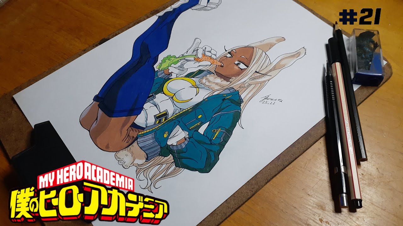 MIRKO 🐰 | Boku No Hero | Speed Drawing | #21 | DrawingJhobs - YouTube