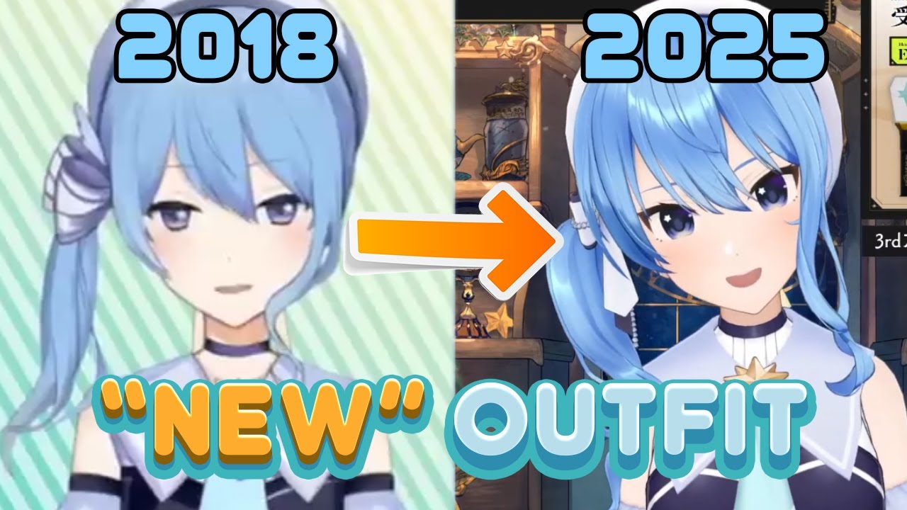 Suisei Reveal Her Cute New(Old) Outfit on Stream!【Hoshimachi Suisei ...