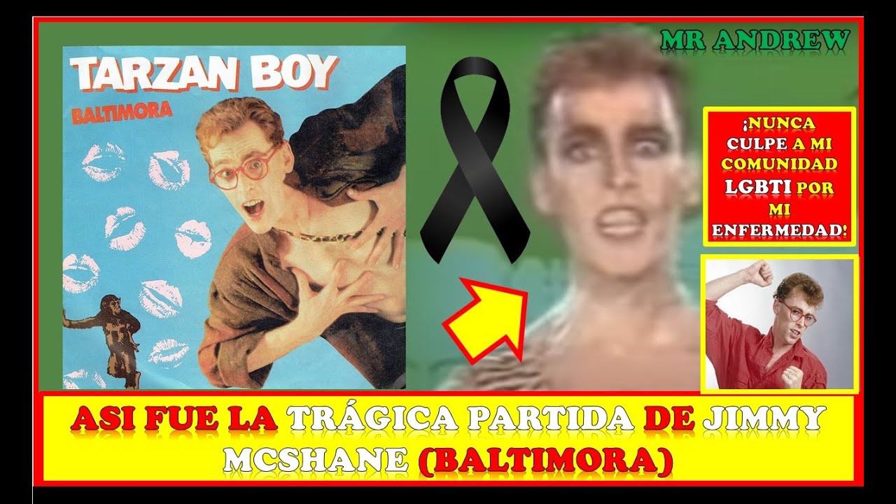 Asi fue la TRAGICA PARTIDA del vocalista de BALTIMORA Jimmy McShane ...