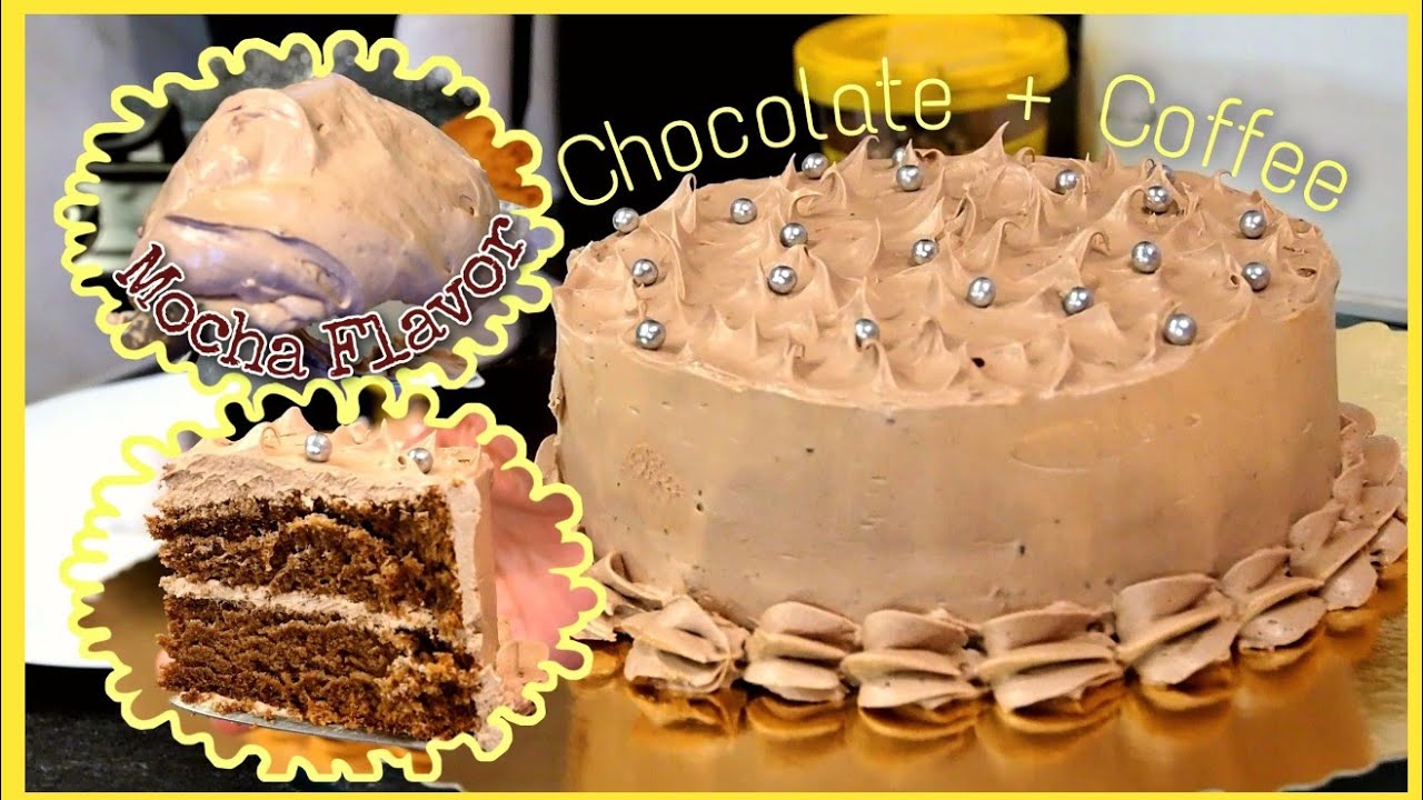 Chocolate Coffee (Mocha) Buttercream Frosting | Mocha Cake - YouTube