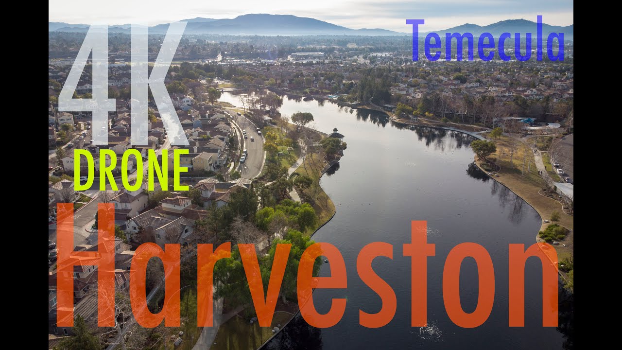 Harveston Lake Temecula 4k Drone video - YouTube