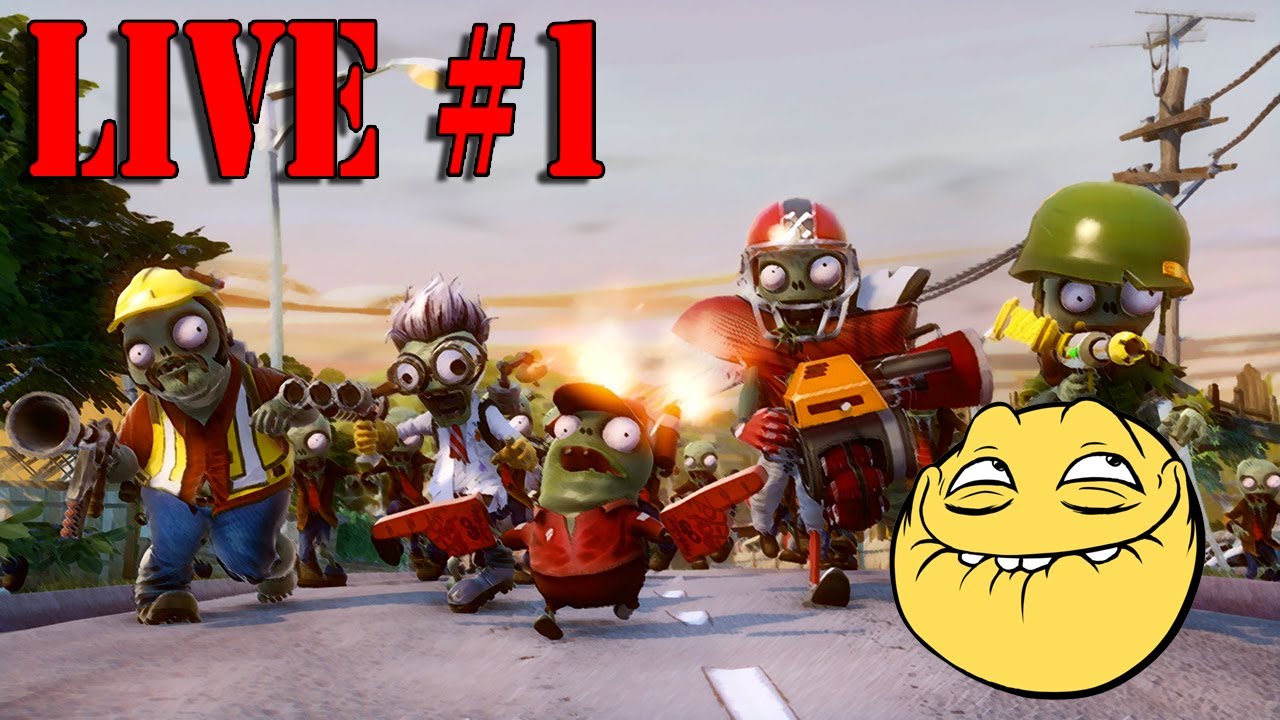 PVZ Live #1 - Probando en familia! - YouTube
