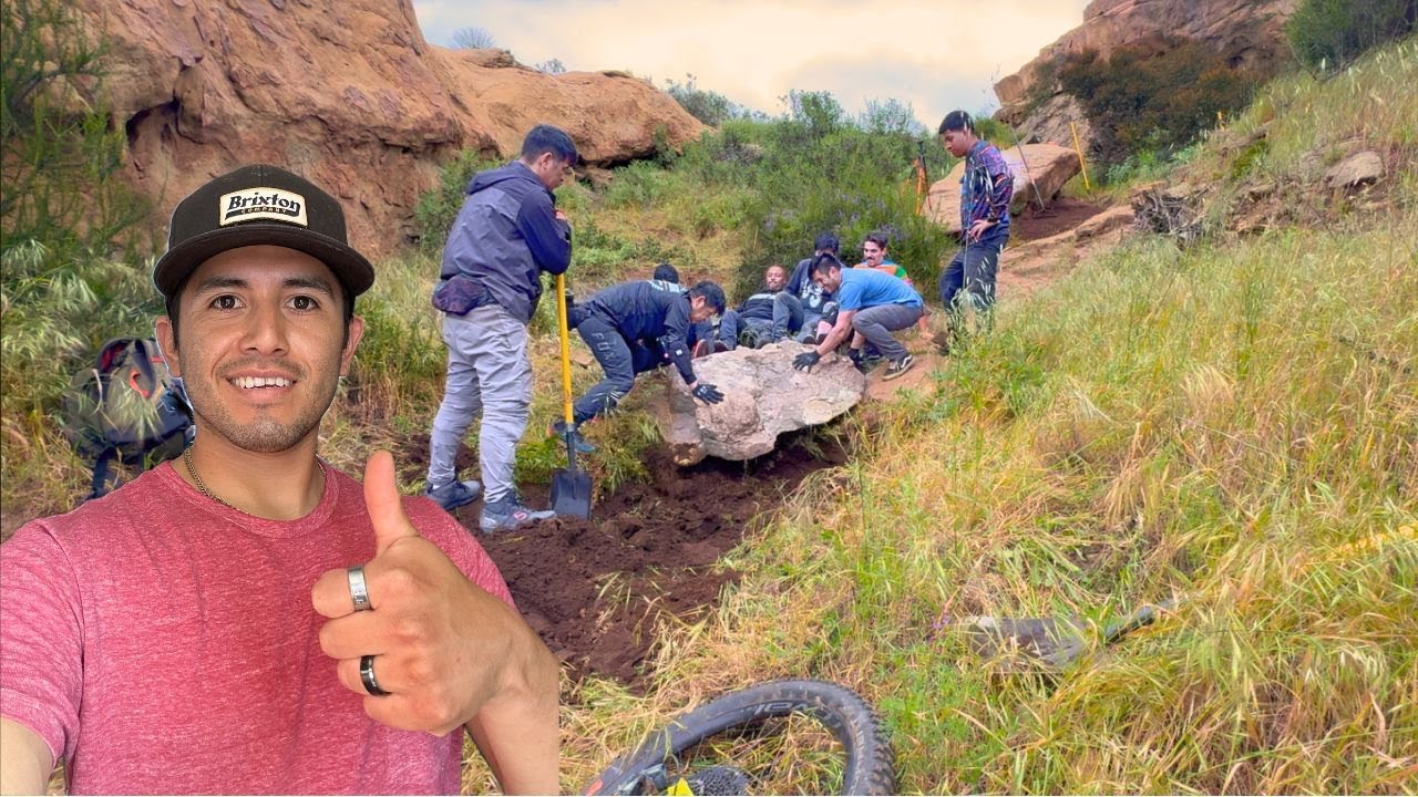 Moving Boulders As A TEAM| SoCal Trail Building| MTB Alliance ...