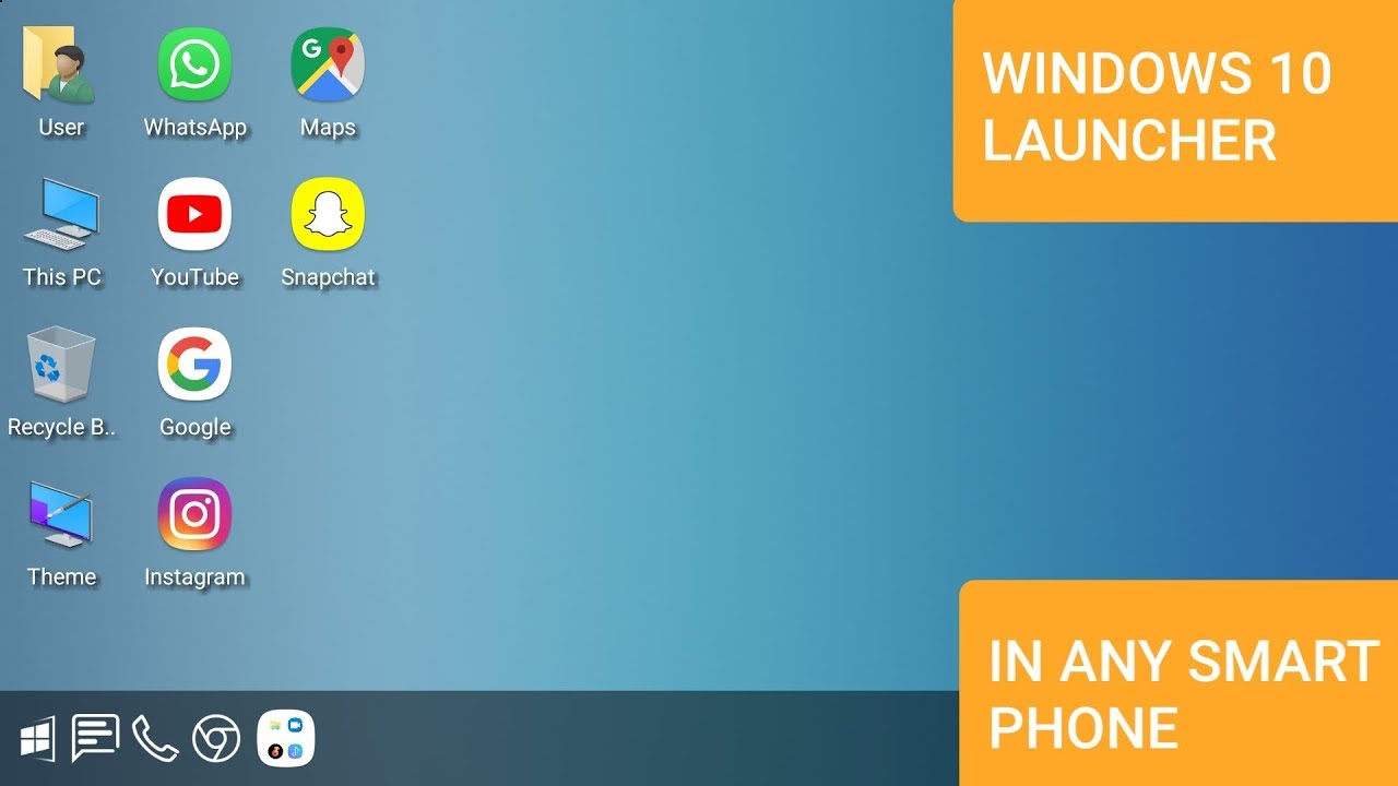 Windows X Launcher 10 in Any Android Smart Phone 2019!! - YouTube