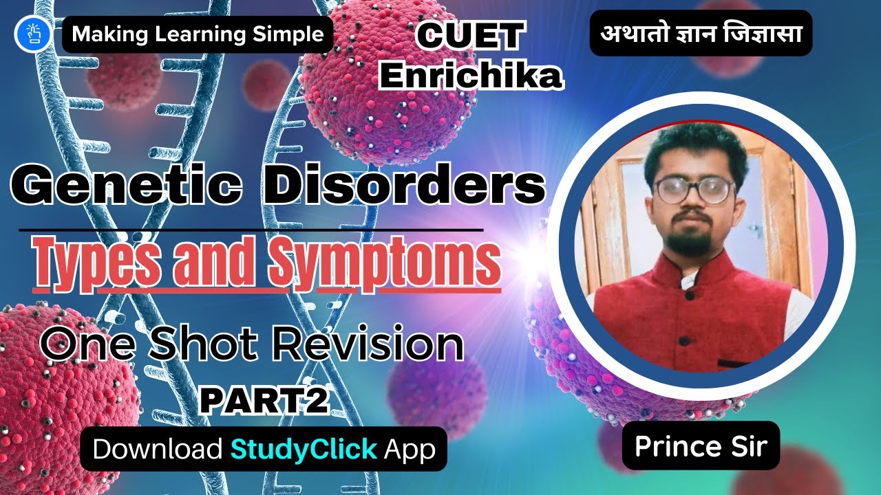 Genetic Disorders - One Shot Revision | PART 2- NCERT Class 12 #neet # ...