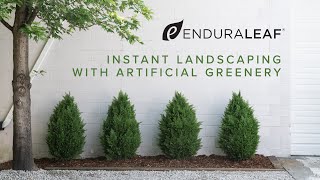 Enduraleaf Shrubs - Planting Artificial Greenery for Instant, Low Maintenance  Landscaping