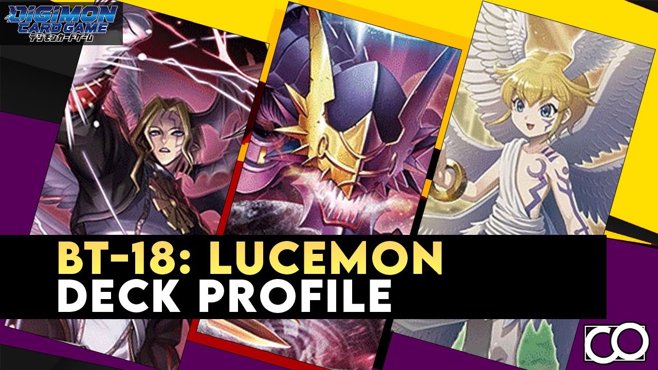 BT-18: Lucemon Deck Profile! (Digimon Card Game) - YouTube