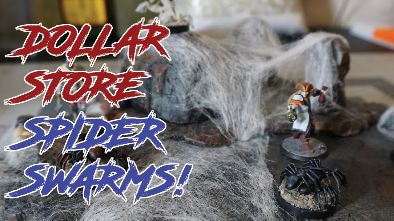 Crafting Spider Swarms from Dollar Store Halloween Decorations - YouTube