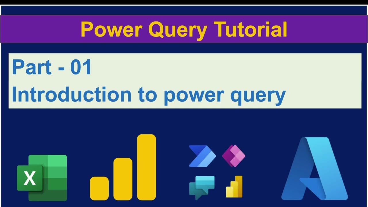 01 power query introduction - YouTube