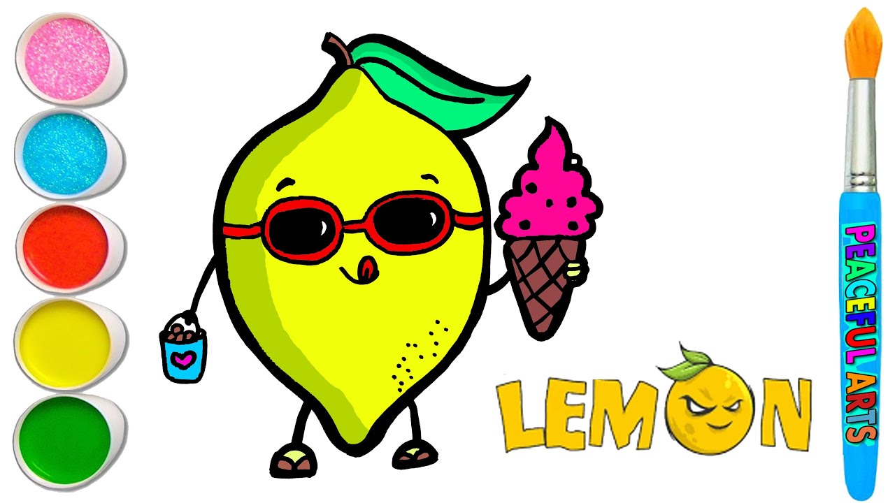 Cute Lemon Drawing - How to Draw a Simple Lemon Step By Step Very Easy ...