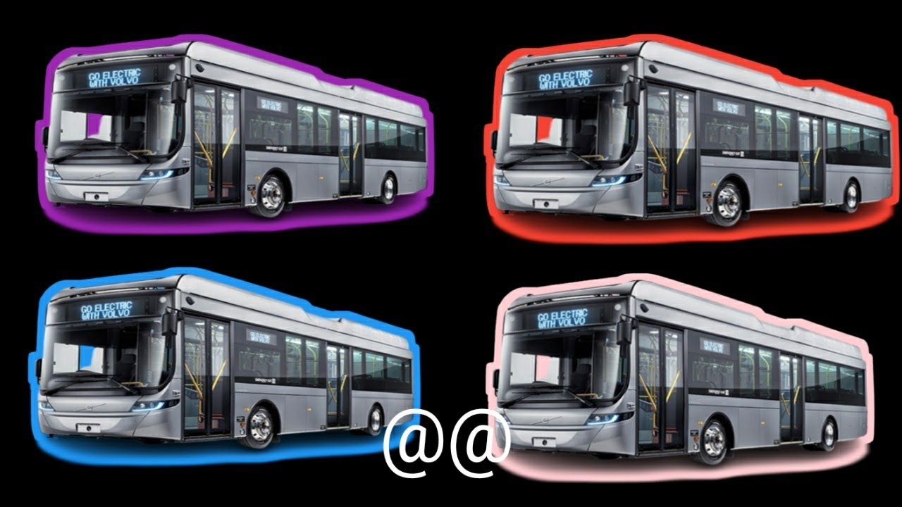 White Bus Horn vs 10 "Volvo Bus Horn” Sound Variations in 60 - YouTube