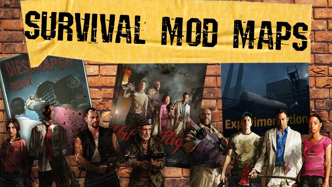 L4D2 Sick Survival Community MOD Maps - YouTube