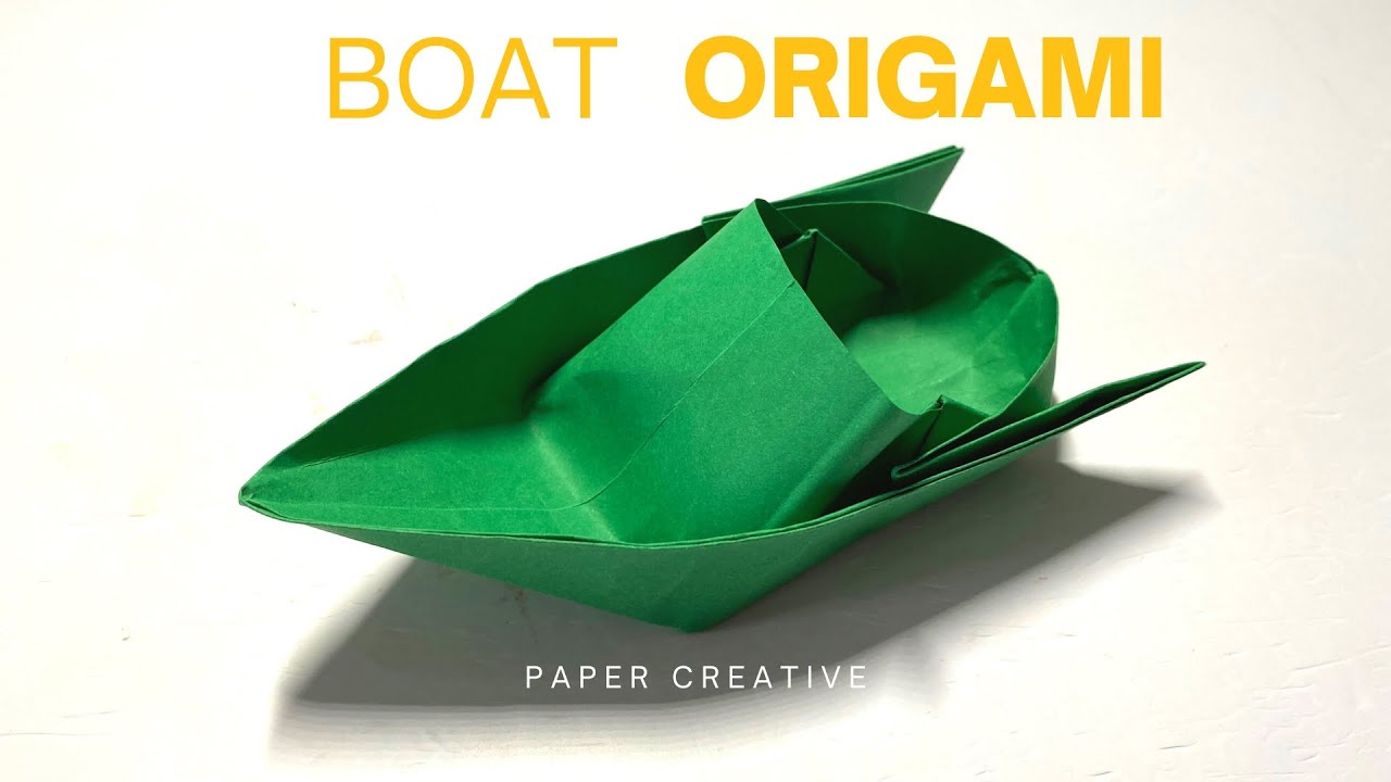 How to make a paper speed boat | Origami Speed boat - YouTube