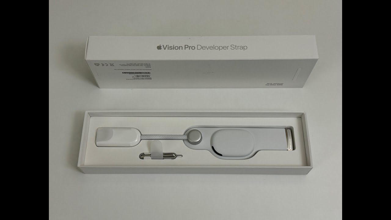 Apple Vision Pro Developer Strap Unboxing! @Apple - YouTube